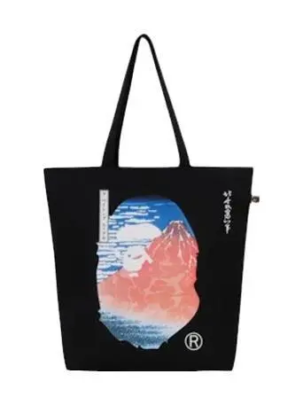 A BATHING APE X Ukiyoe Tote Bag - Orange