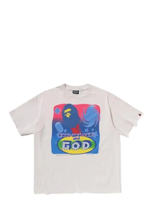 A BATHING APE X Saint Mxxxxxx God Tee Shirt - White
