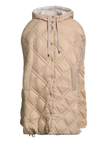 Peserico Quilted Embellished Cape - Beige