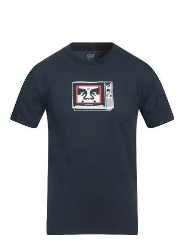 Obey T-shirt Size Cotton - Navy