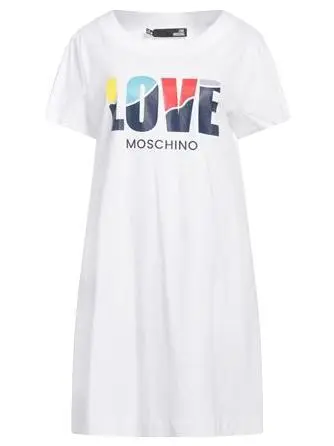 Moschino Mini T-shirt Dress - White