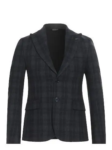 DANIELE ALESSANDRINI Blazer Midnight Size Wool, Polyester, Polyamide - Blue