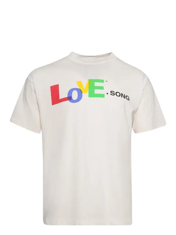 SAINT MXXXXXX Love Song Short Sleeve Tee - White