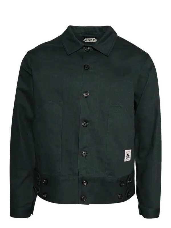 BODE Knolly Brook Side Tab Jacket - Green