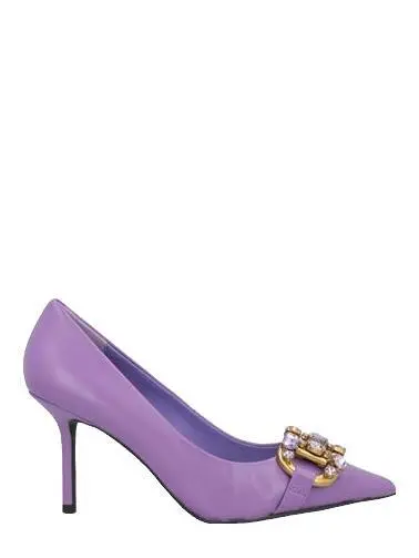 TOSCA BLU Pumps In Leather With Appliqués - Purple
