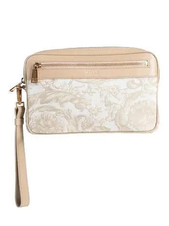 Versace Jacquard Wristlet - Beige