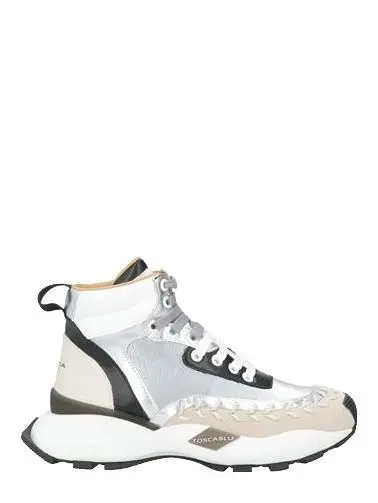TOSCA BLU Leather And Textile Sneakers - Beige