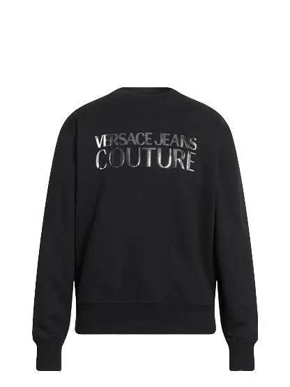 Versace Sweatshirt In Cotton And Elastane - Black