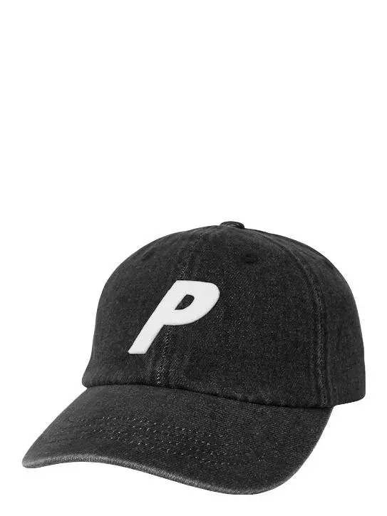 PALACE Denim 6-panel Hat - Black