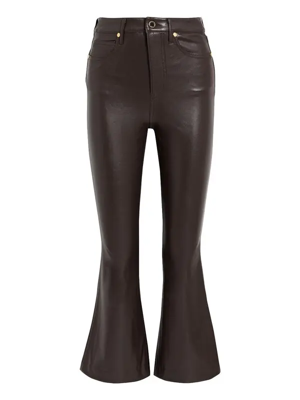 Veronica Beard Carson Flared Pants - Chocolate