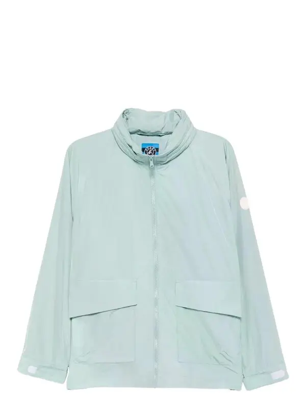 AGNES B. Logo-patched Jacket - Green