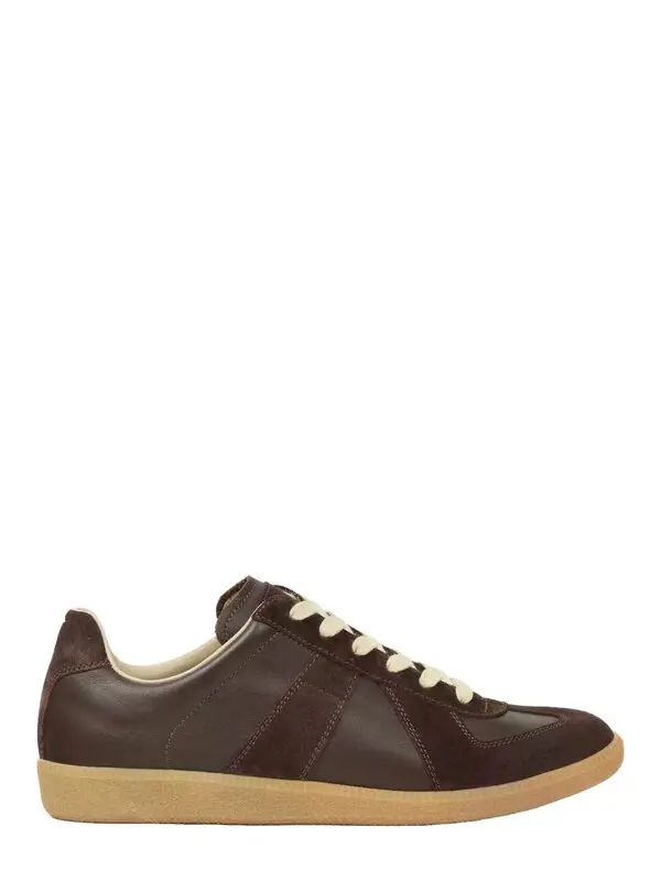 MAISON MARGIELA Replica Panelled Low-top Sneakers - Brown