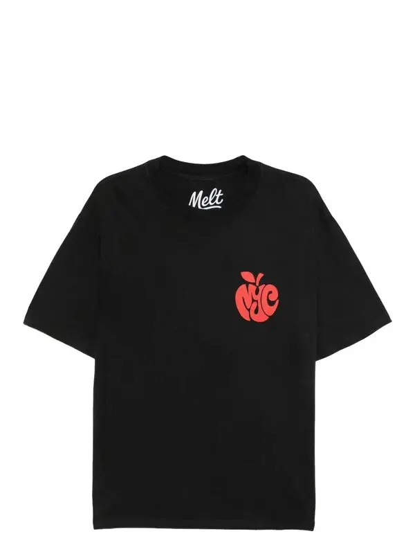 MELT Graphic-print T-shirt - Black