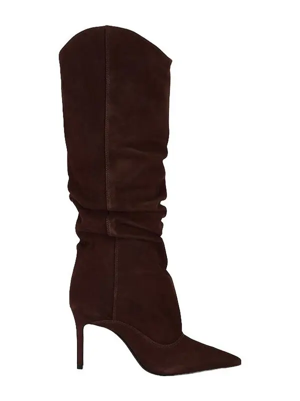Schutz Maryana Up Slouch Boots - Root Brown