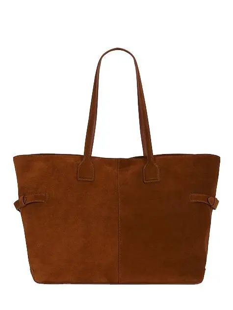 FLATTERED Lesley Tote Bag - Suede Bourbon