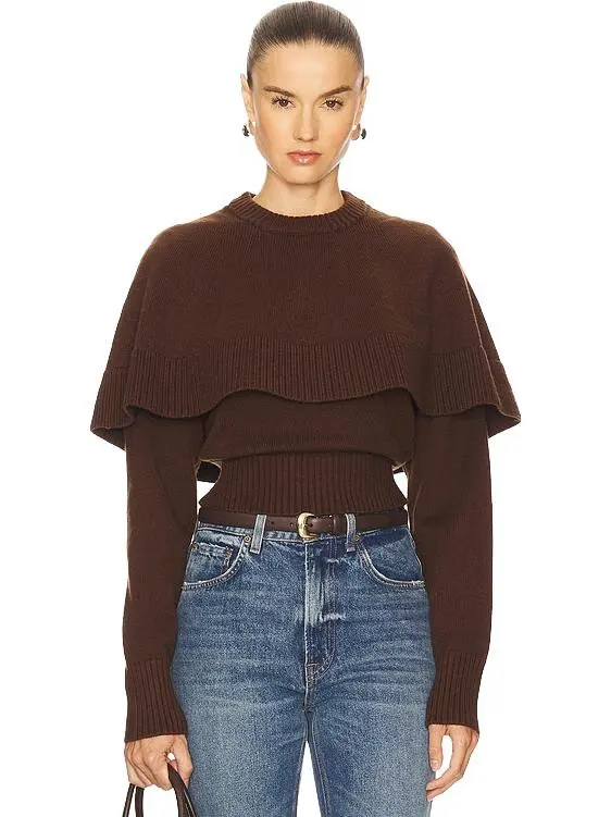 Ronny Kobo Evian Knit Top - Brown