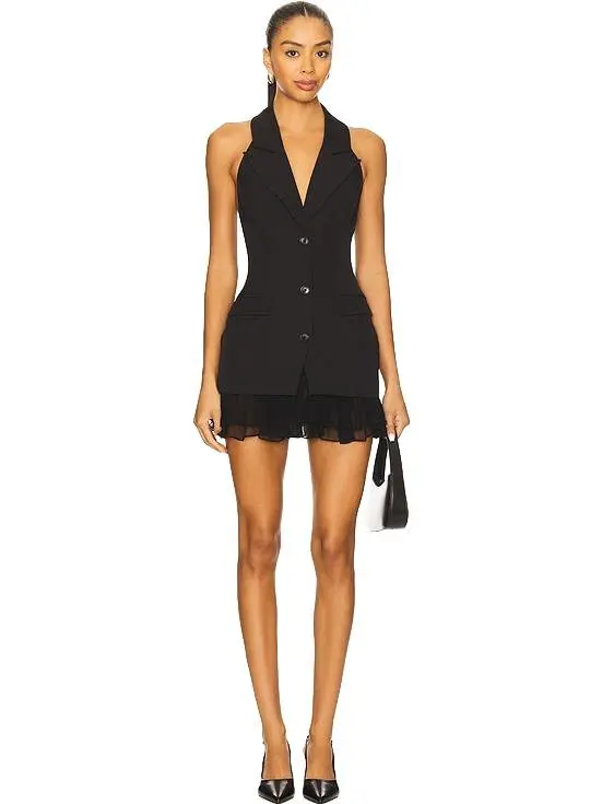 LOVERS AND FRIENDS Siena Mini Dress - Black
