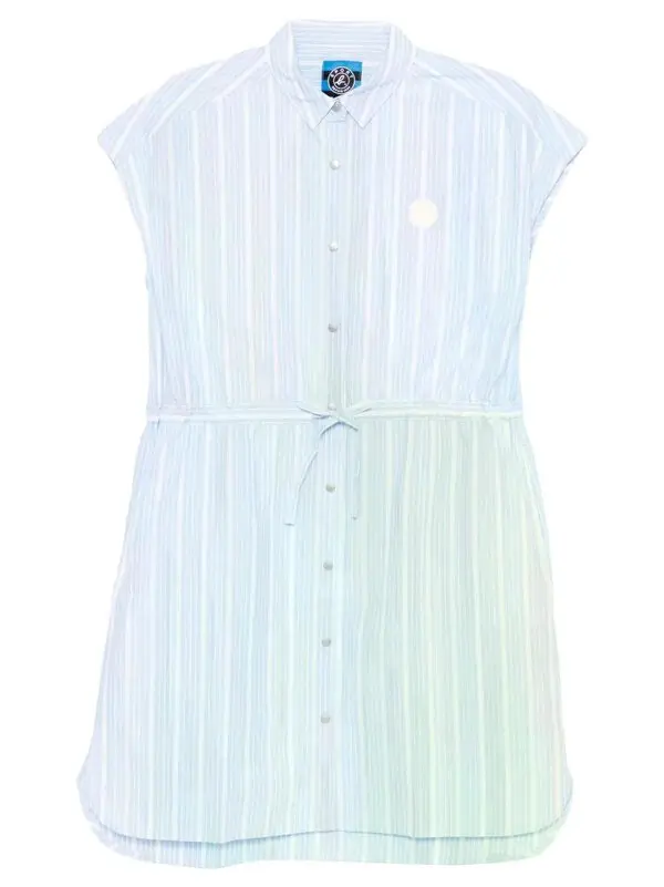 SPORT B. BY AGNÈS B. Striped Cotton Shirt Dress - Blue
