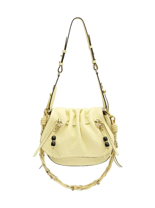 Isabel Marant Leather Shoulder Bag - Butter