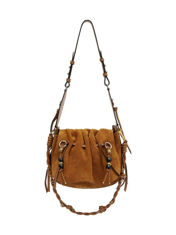 Isabel Marant Leather Shoulder Bag - Cognac