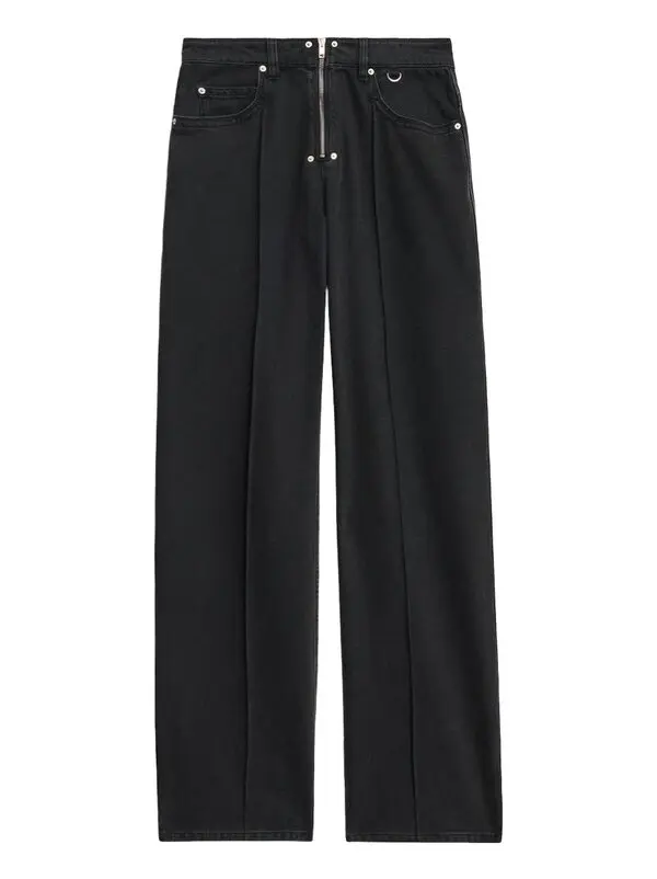 Isabel Marant Stely Wide-leg Jeans - Black
