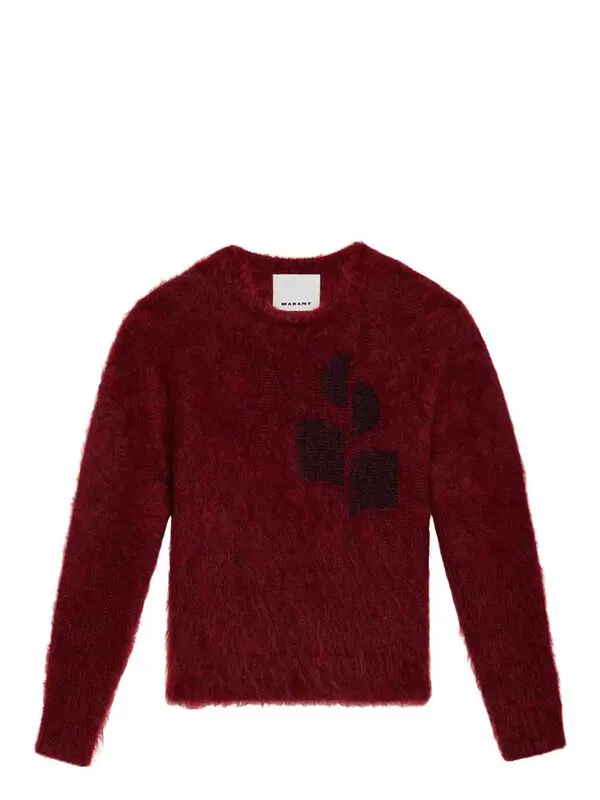 Isabel Marant Mirello Relaxed Fit Sweater - Deep Red