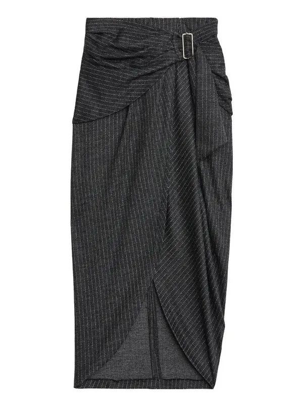 Isabel Marant Reilly Midi Skirt - Anthracite