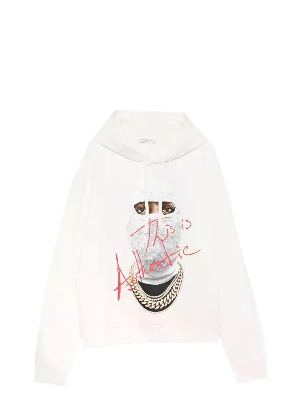 IH NOM UH NIT Graphic-print Hoodie - White