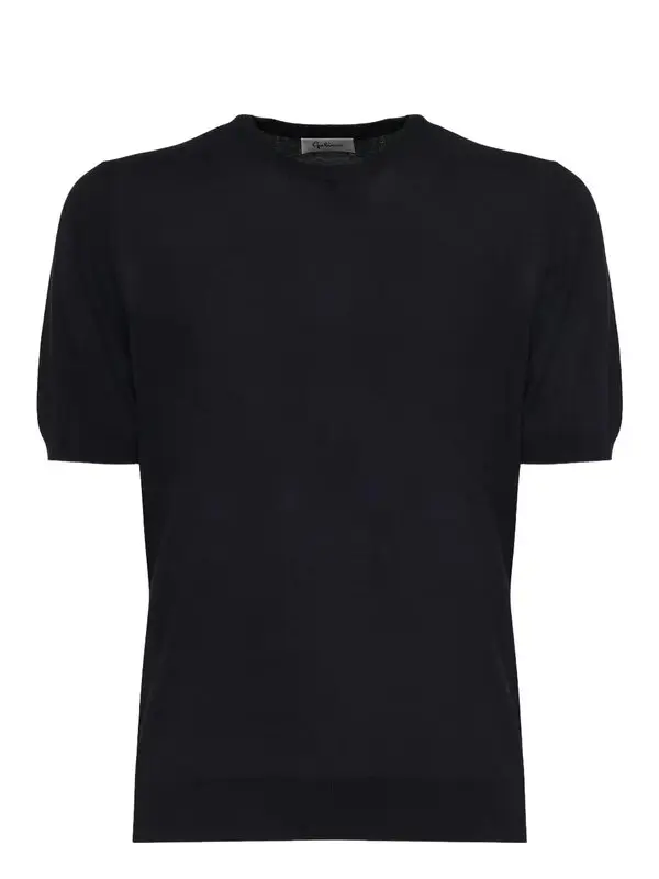 John Galliano Short-sleeve Cotton T-shirt - Blue