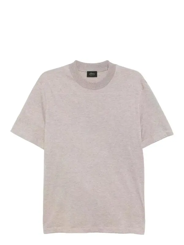 Brioni Crew-neck T-shirt - Neutrals