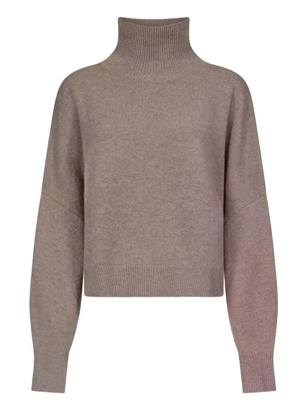 Loulou De Saison Luke Ribbed-collar Wool Sweater - Brown