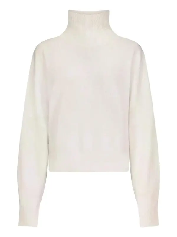 Loulou De Saison Ribbed-collar Cashmere Sweater - White