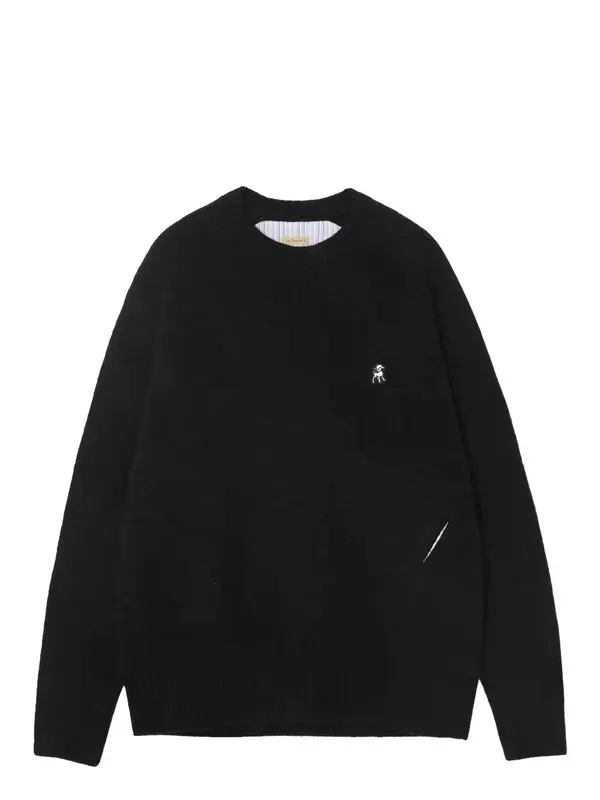 UNDERCOVERISM Patch-detail Wool Sweater - Black