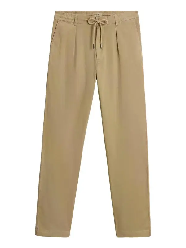 Woolrich Pleated Drawstring Trousers - Neutrals