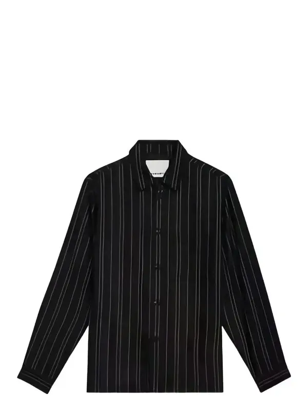 MARANT Irudy Pinstriped Cotton Shirt - Black