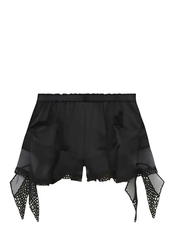 Isabel Marant Ildana Lace-trimmed Shorts - Black
