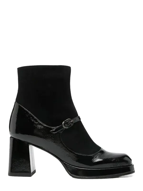 Chie Mihara Kabry Patent-leather Ankle Boots - Black