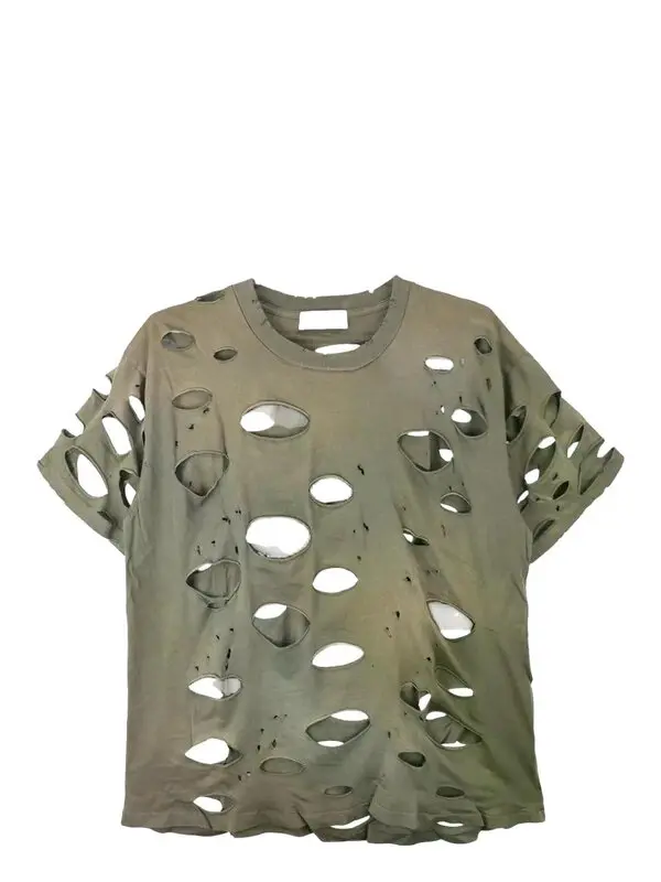 ALEXANDER DIGENOVA Crash Cotton T-shirt - Green