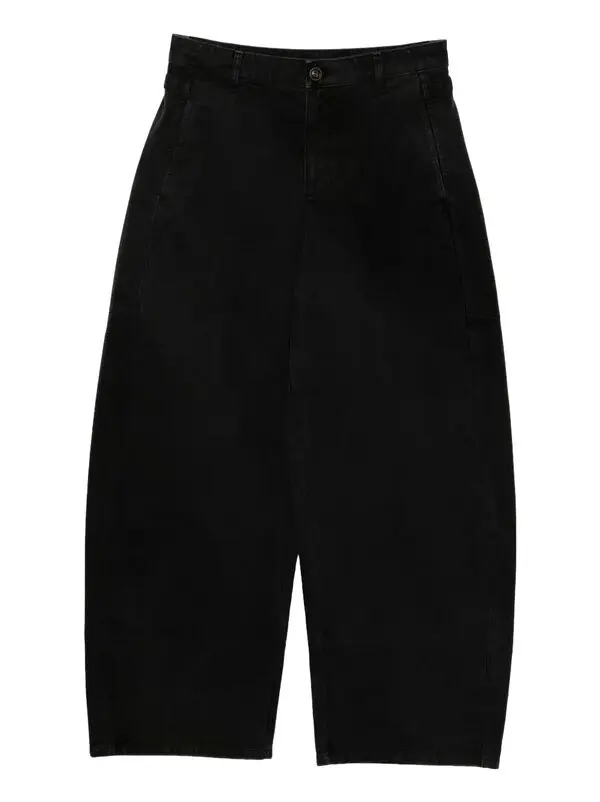 JNBY Logo-patch Trousers - Black