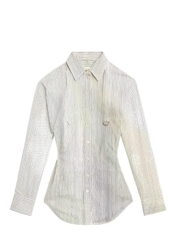 Isabel Marant Aurora Pinstriped Shirt - White