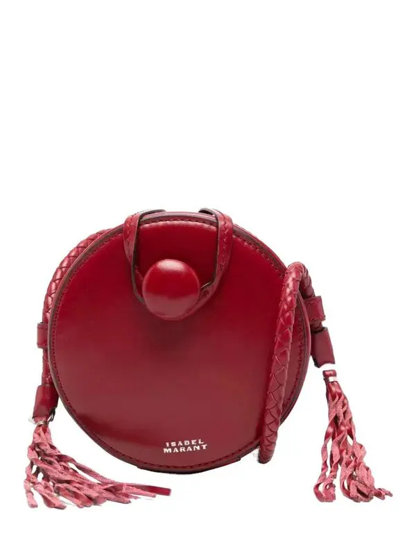 Isabel Marant Houna Leather Shoulder Bag - Red