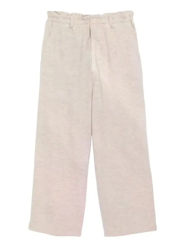 Yohji Yamamoto Wool Trousers - Neutrals