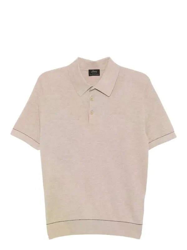 Brioni Sea Island Polo Shirt - Neutrals