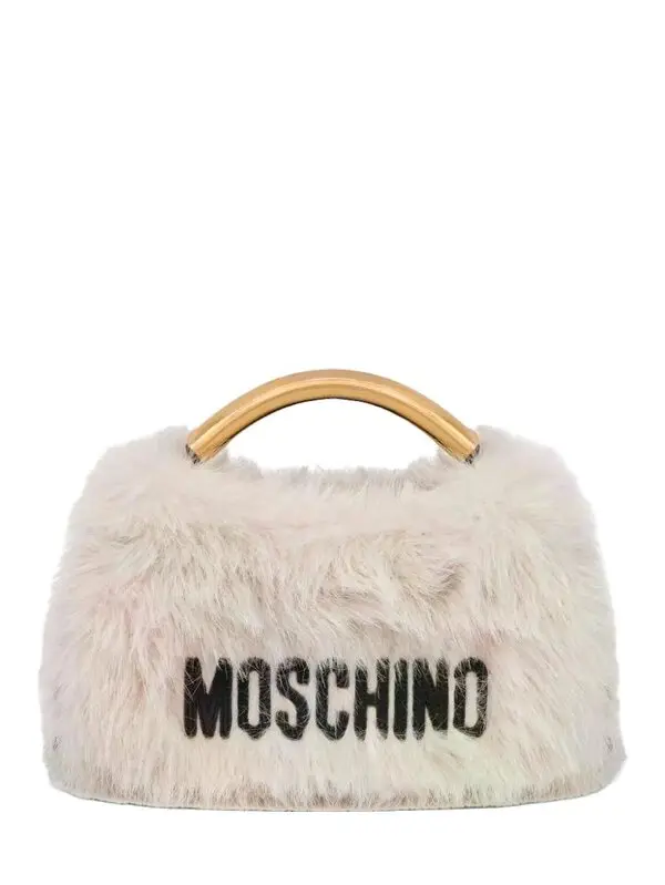 Moschino Logo-embroidered Tote - White