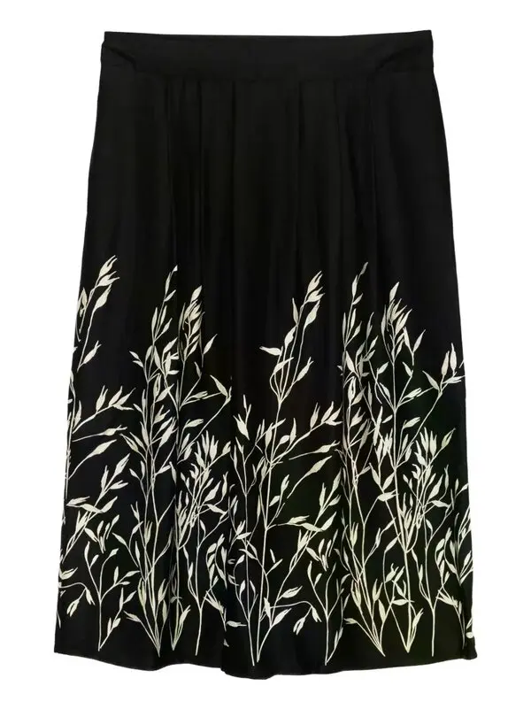 AGNÈS B. Printed Skirt - Black