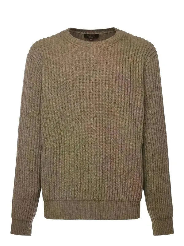 Loro Piana Rib-knit Crew-neck Sweater - Brown