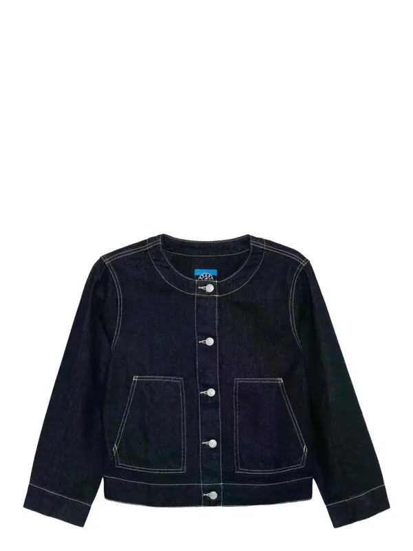 SPORT B. BY AGNÈS B. Logo-patch Denim Jacket - Blue