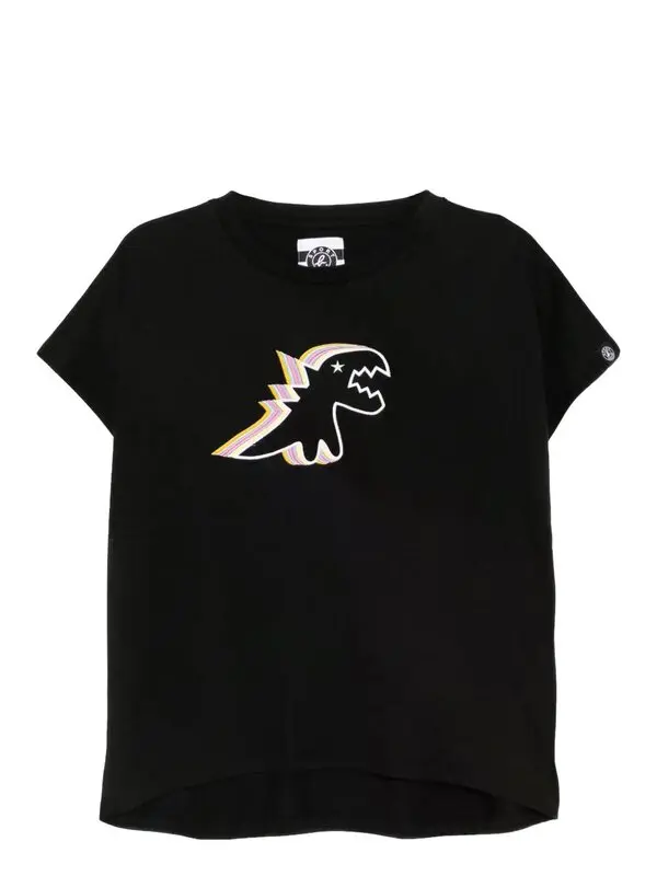 SPORT B. BY AGNÈS B. Dino Shadow Cotton T-shirt - Black