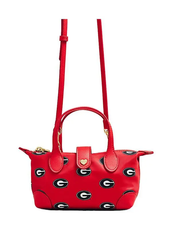 Stoney Clover Lane College Football Pouchette Crossbody Bag - University Of Georgia