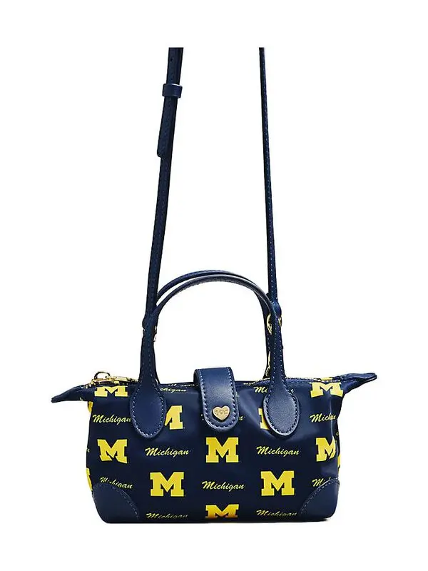 Stoney Clover Lane College Football Pouchette Crossbody Bag - University Of Michigan